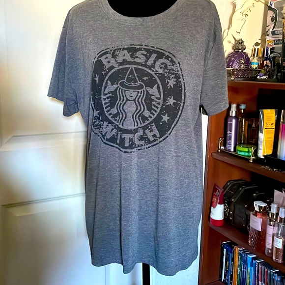 Tops | Starbucks Basic Witch Tee | Poshmark